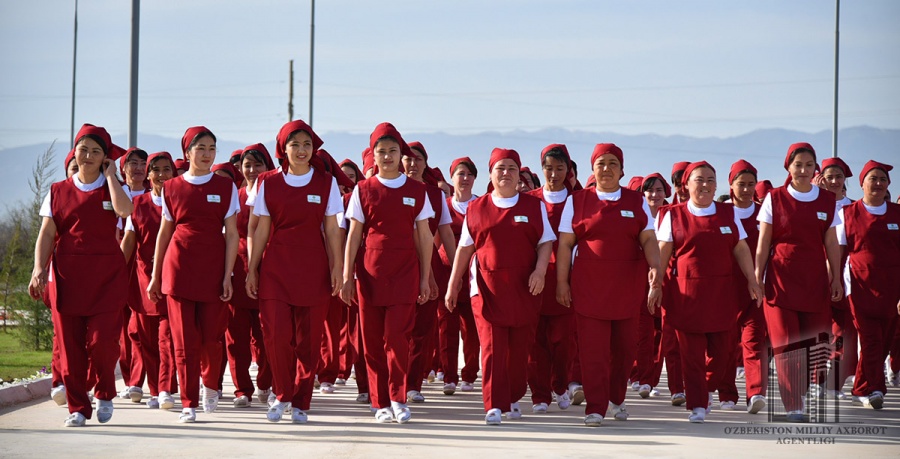 Photo-report: “Zarbdor textile” LLC in Zarbdor district